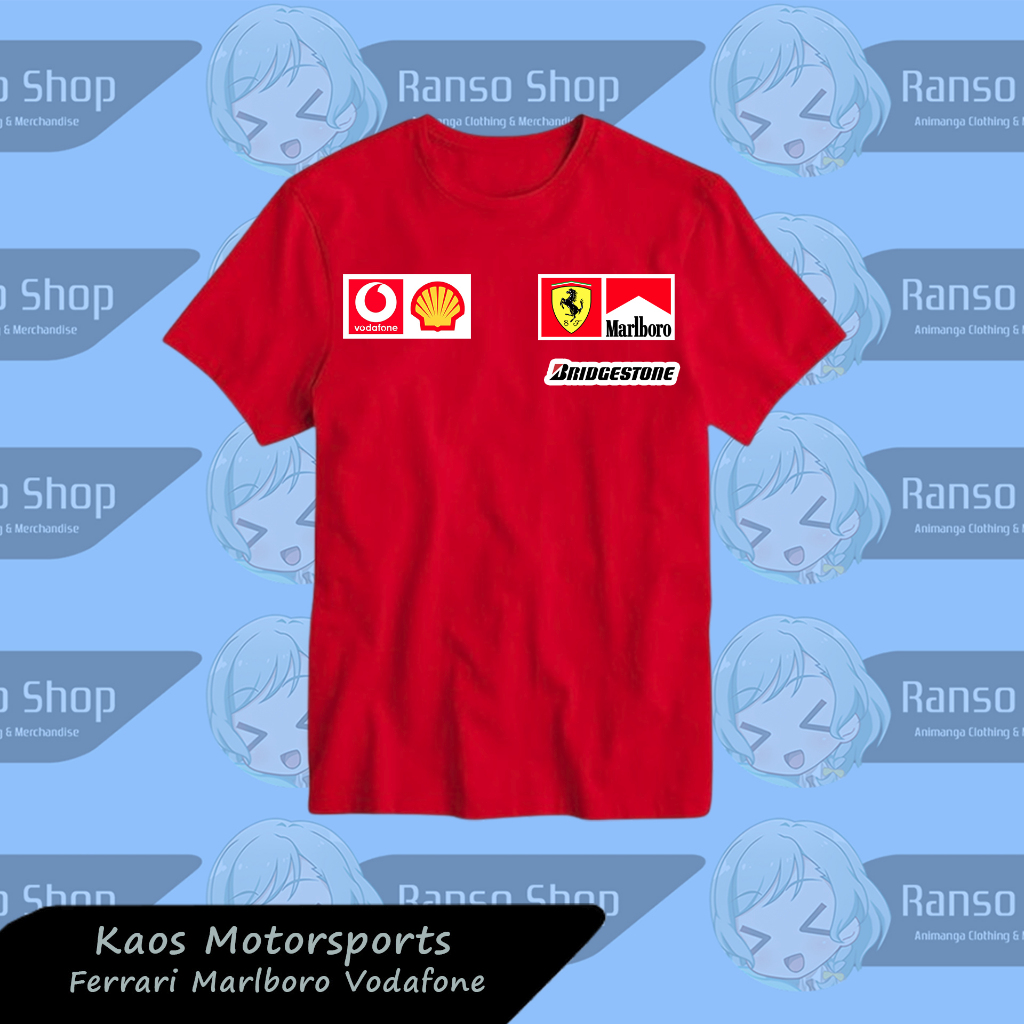 Jual Ranso Kaos Ferrari / Baju Scuderia Ferrari F1 Formula One / T ...