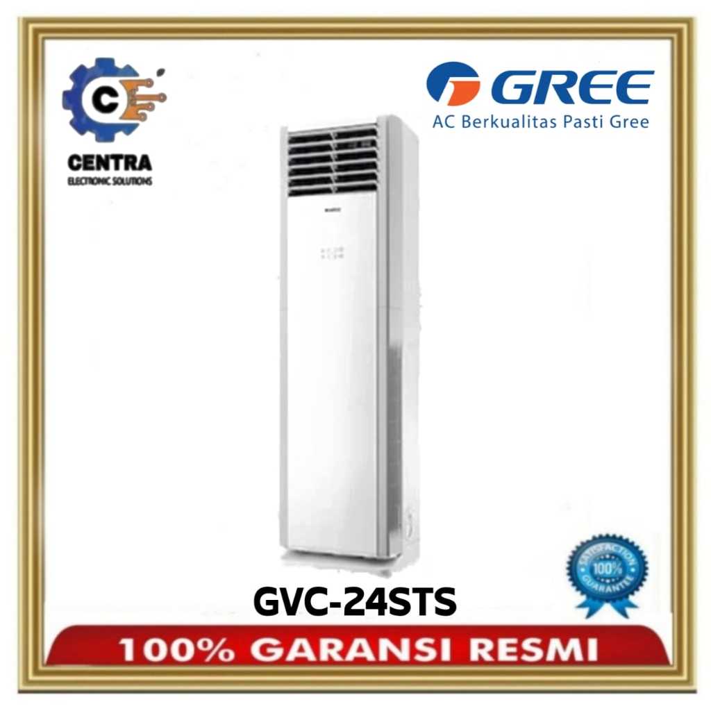 Jual AC GREE Floor Standing 3 PK GVC-24STS / GVC24STS 1 Phase New Model ...