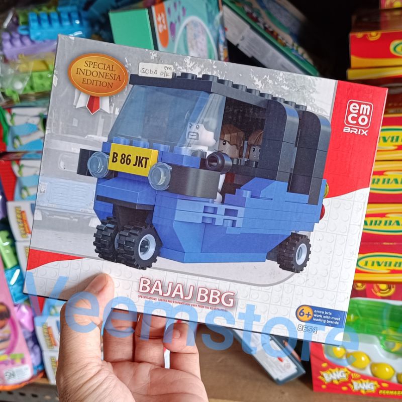 Jual Brick Mainan Rakit Block BAJAJ Jakarta Special Edition [Original ...