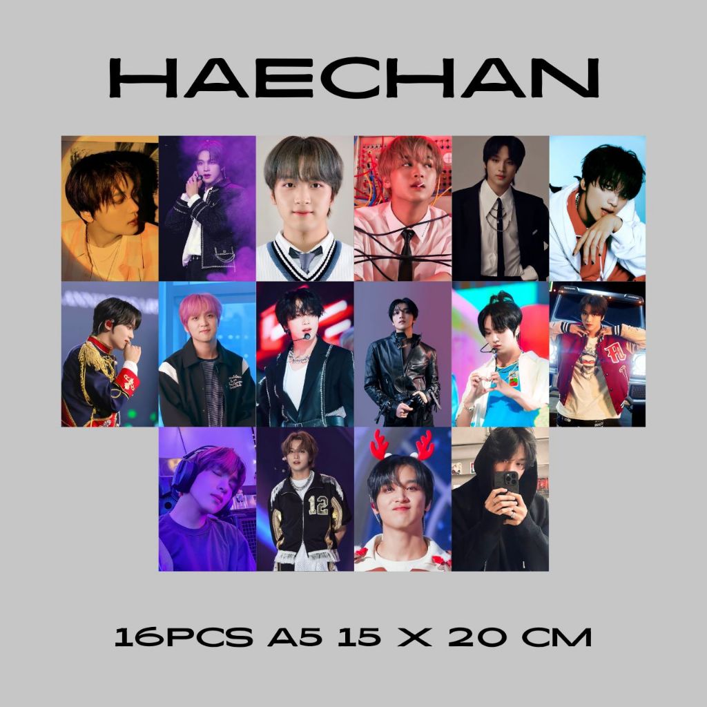 Jual Poster dinding Haechan Member Nct isi 16pcs | Shopee Indonesia