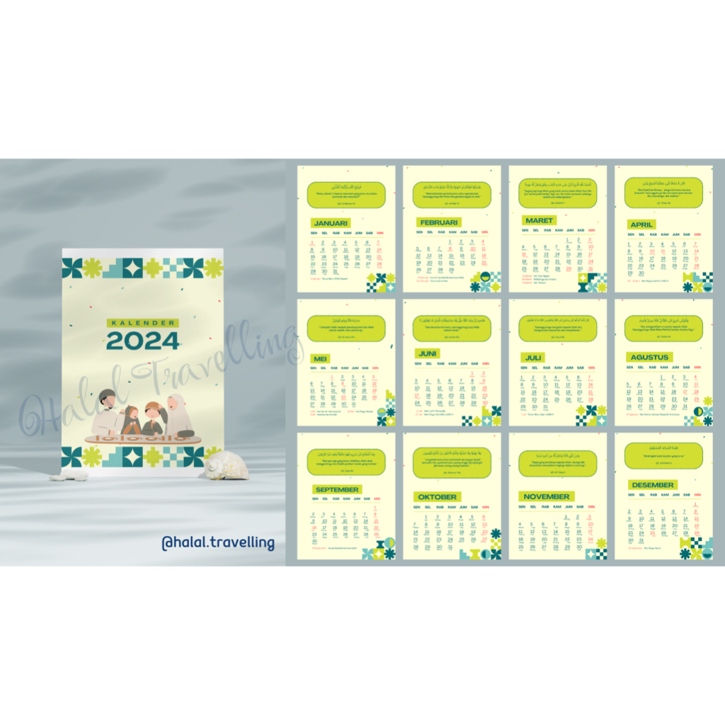 Jual Kalender Meja Custom/ Desk Calender Custom/ Kalender Duduk Custom ...