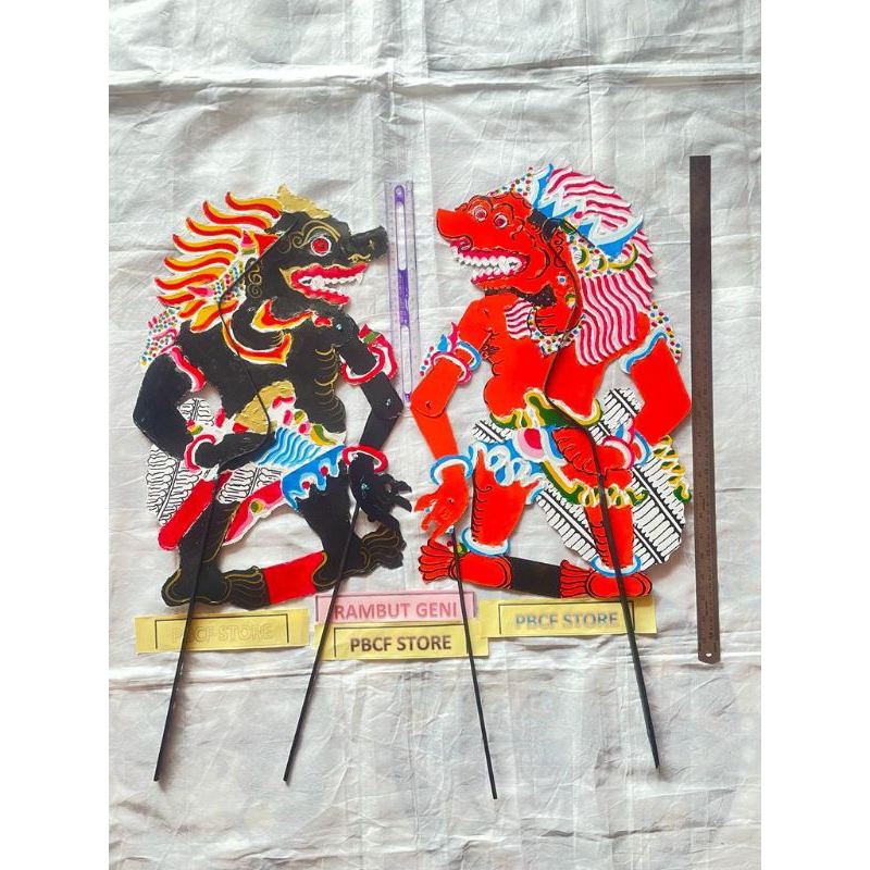 Jual Wayang Anoman Hanoman Raja Kera Sugriwo Anilo Subali Anggodo ...