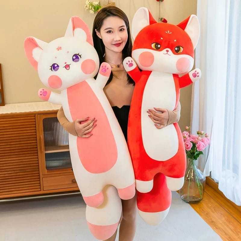 Jual Boneka Guling Kucing Kawai Plush Toy Cat Kawai Plush Toy 60Cm ...