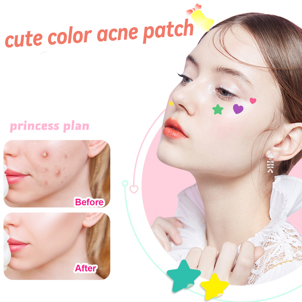 Jual 【COD&Ready】Acne Patch Pimple Patch Stiker Jerawat berwarna-warni ...