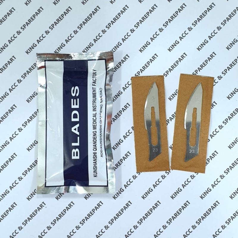 Jual MATA PISAU IC BLADES NO 23 ISI 10PCS UNTUK SERVIS IC HEAD KNIFE NO ...