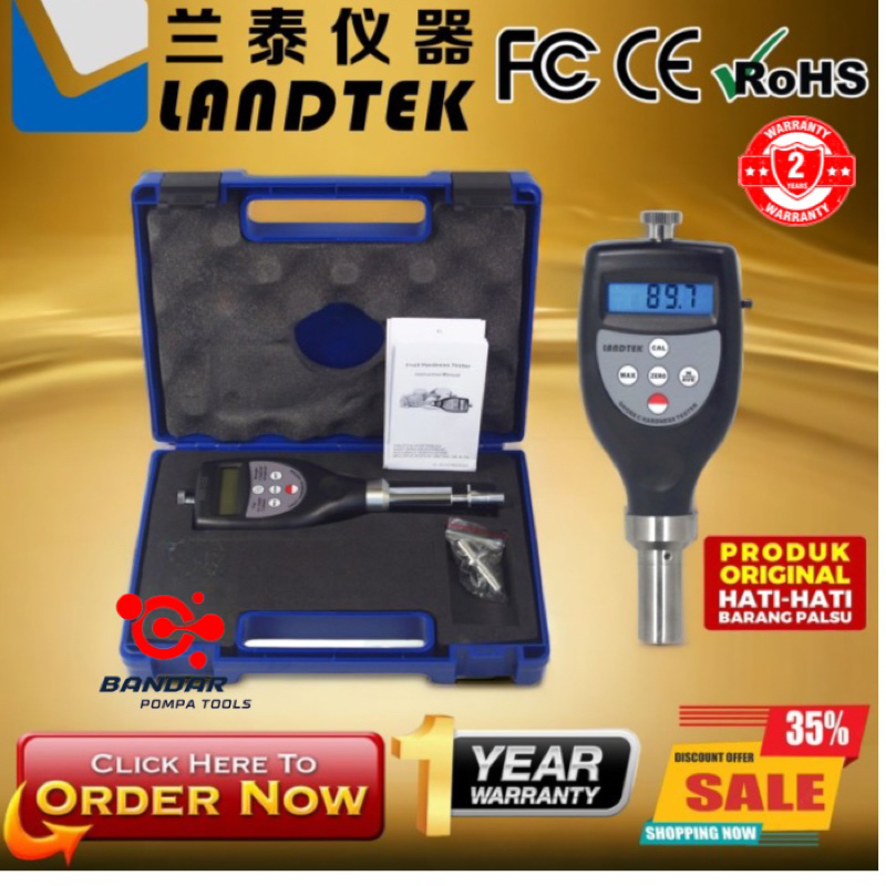 Jual Hardness Tester Landtek HT-6510D Durometer Shore D HT6510D Digital ...