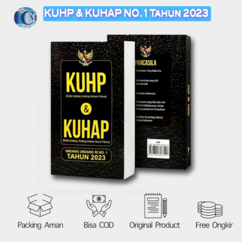 Jual BUKU KUHP Kitab Undang-Undang RI NO 1 Tahun 2023, Hukum Pidana & KUHAP | Shopee Indonesia