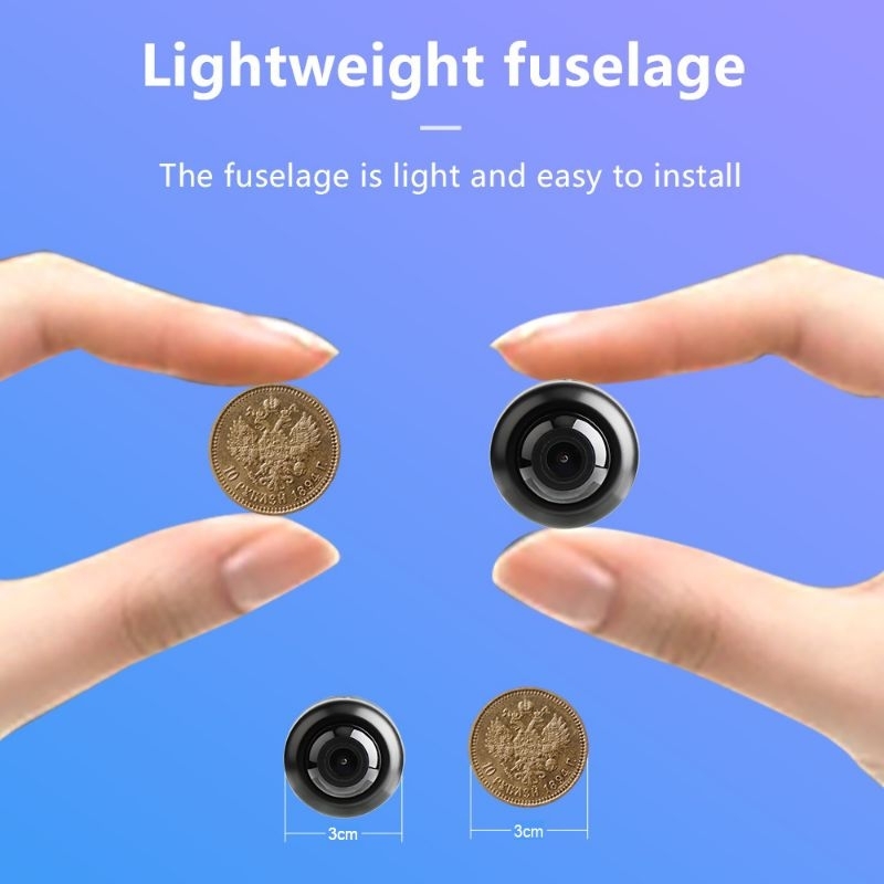 Jual Ultra Mini Camera WiFi CCTV Full HD 1080P Wide Angle Anti PETIR ...