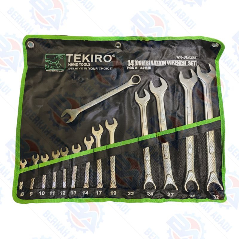 Jual Kunci Ringpas Set TEKIRO 8-32mm isi 14pcs ( WR-SE0298) | Shopee Indonesia