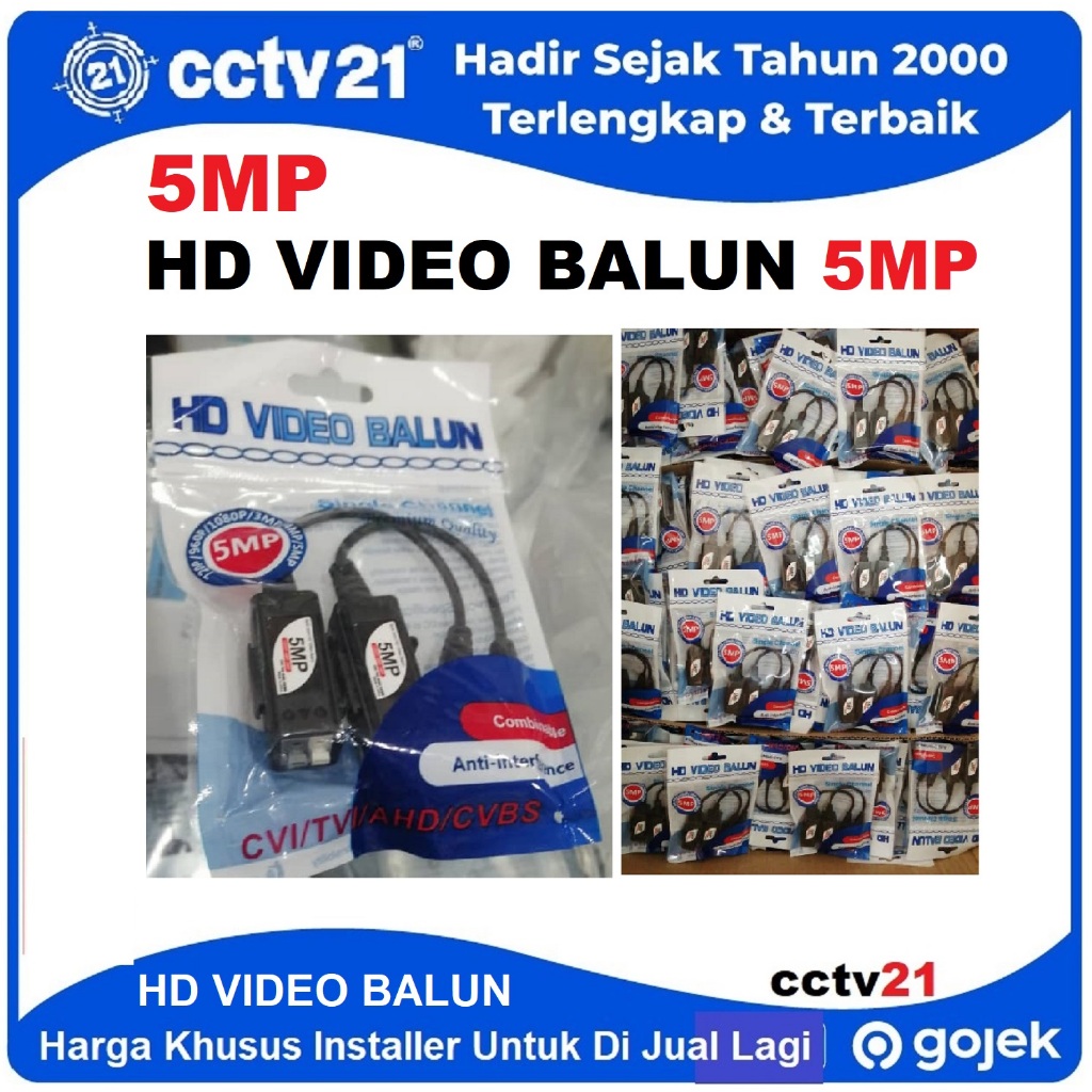 Jual Video Balun / CCTV / 1Channel Sepasang 5MP Harga Reseller ...