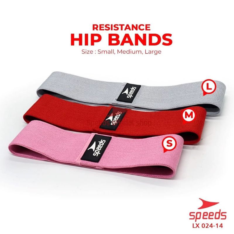 Jual SPEEDS Tali yoga hip bands resistance band tali Fitness gym squad ...