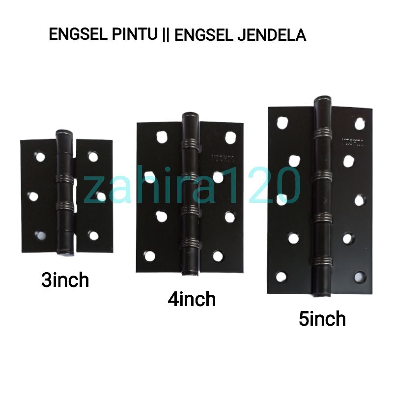 Jual Engsel pintu tebal Engsel jendela Engsel hitam | Shopee Indonesia