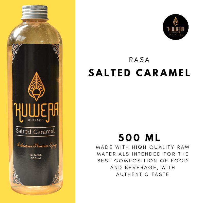 Jual Sirup Salted Caramel - Kuwera Syrup 500 ml ( Sirup Cafe ) | Shopee ...