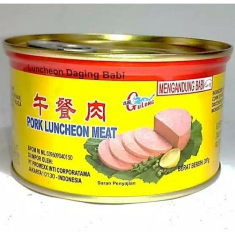Jual Pork Luncheon Meat/Kornet Daging babi Gulong/Daging Ham babi ...