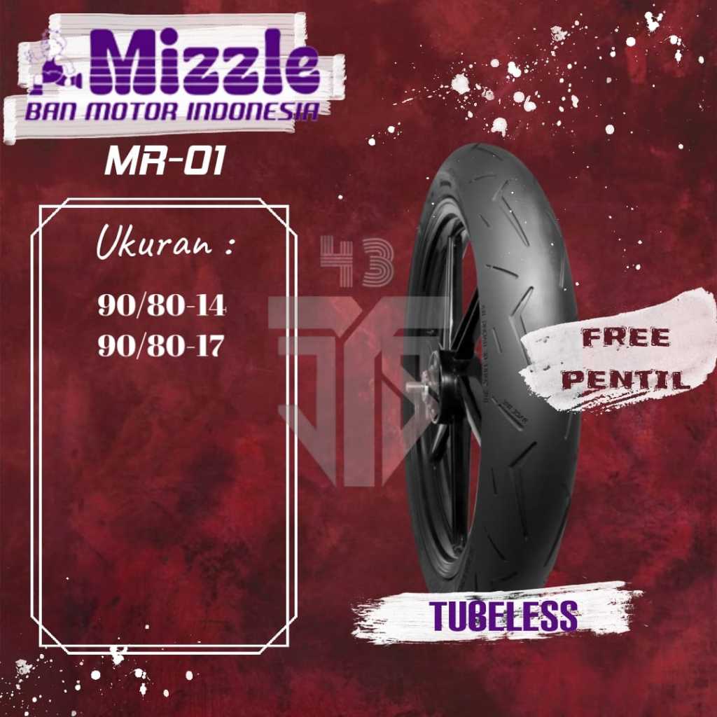 Jual BAN MOTOR MIZZLE MR01 90/80-14 90/80-17 | Shopee Indonesia