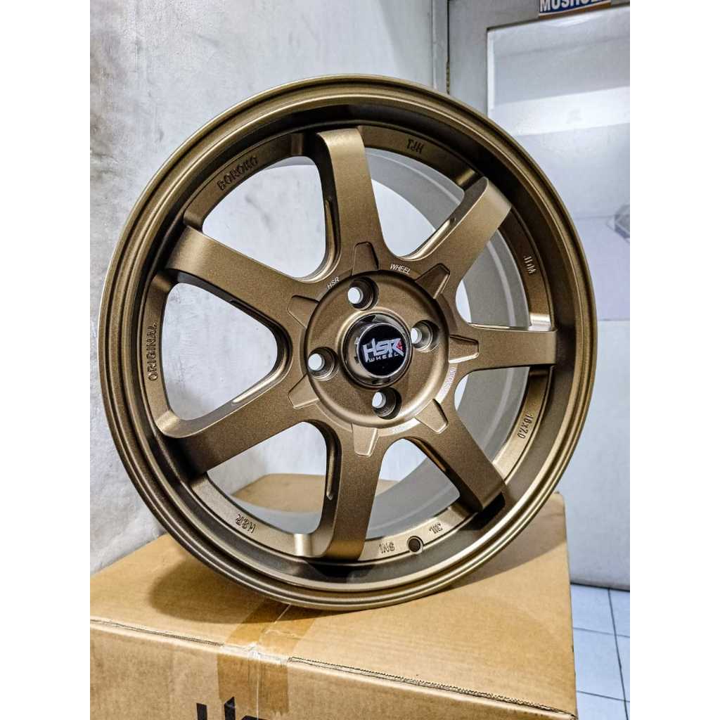 Jual VELG RACING RING 16 WARNA BRONZE MOBIL BRIO,JAZZ,SWIFT | Shopee ...