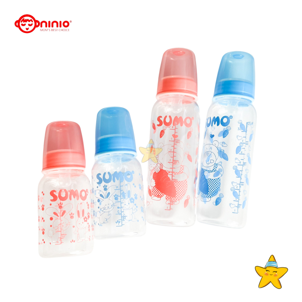 Jual HBK Botol Dot Susu Asi Sumo Ninio Round Bottle Tempat Minum Anak ...