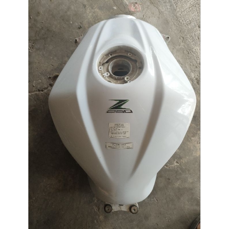 Jual tangki ninja 250 FI z250 original putih | Shopee Indonesia