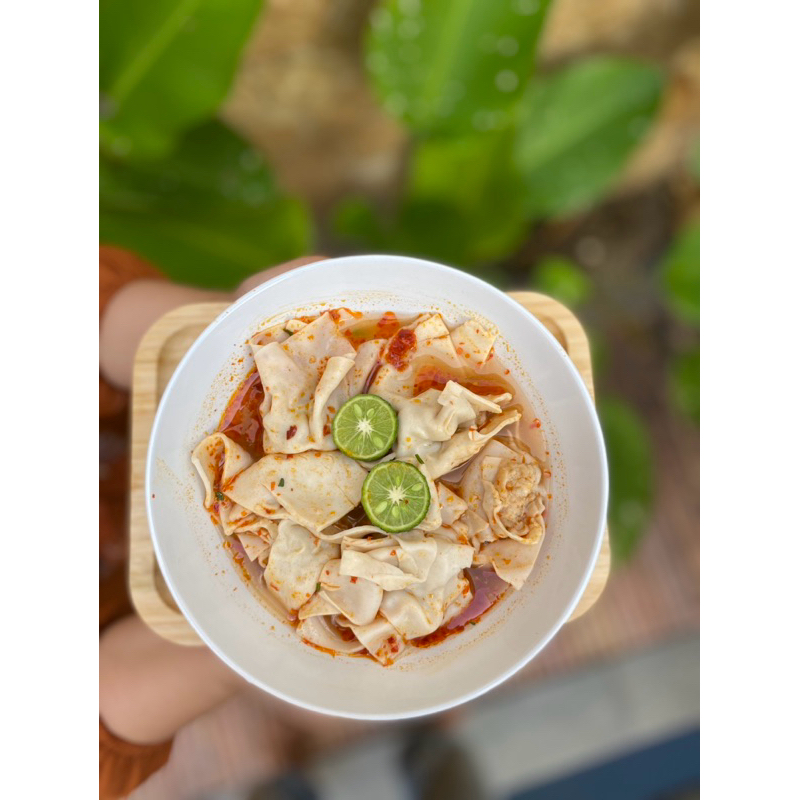 Jual Pangsit Kuah dan Goreng Full 90% daging ayam dengan bumbu ...