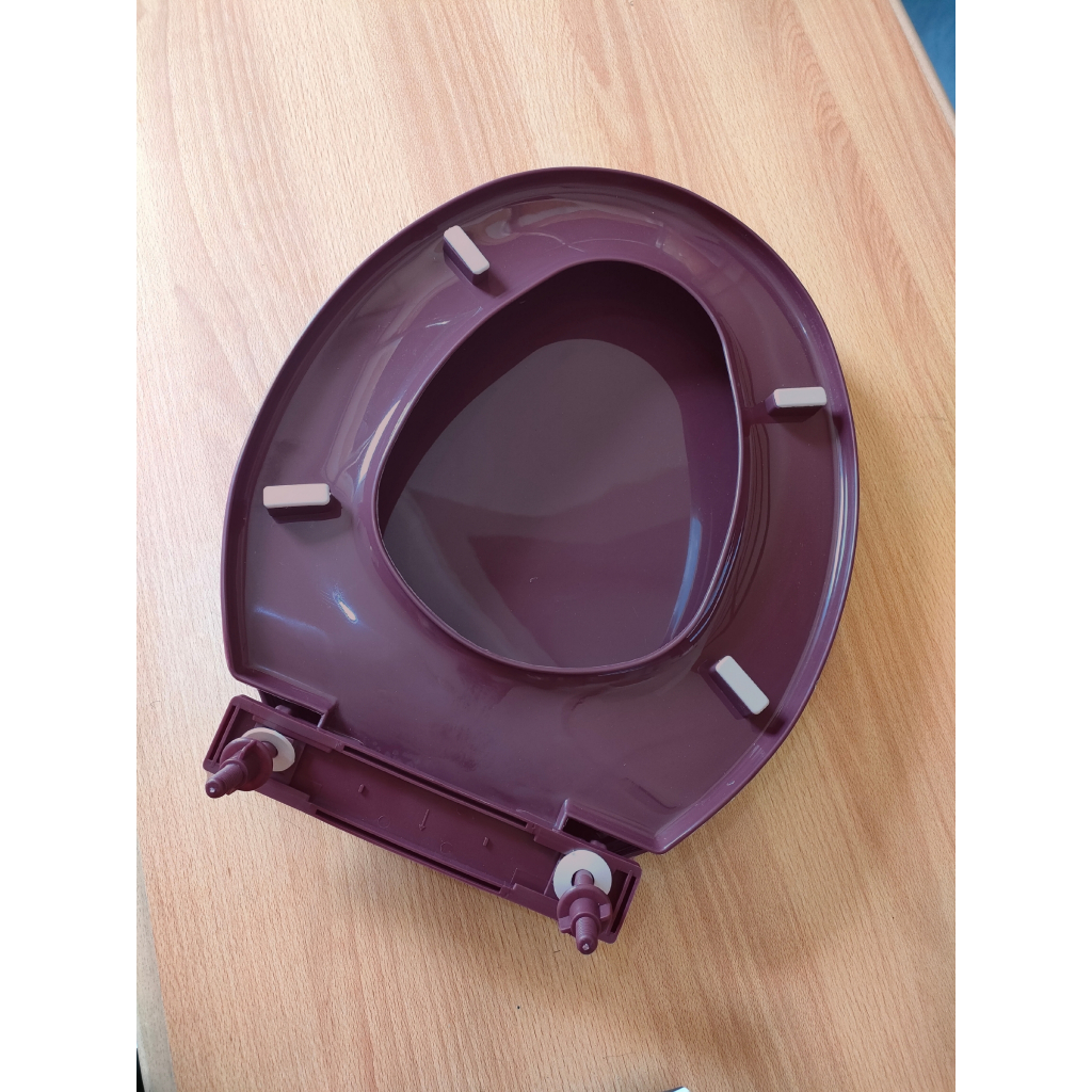 Jual Tutup closet duduk model TOTO,Amstad komplit maroon | Shopee Indonesia