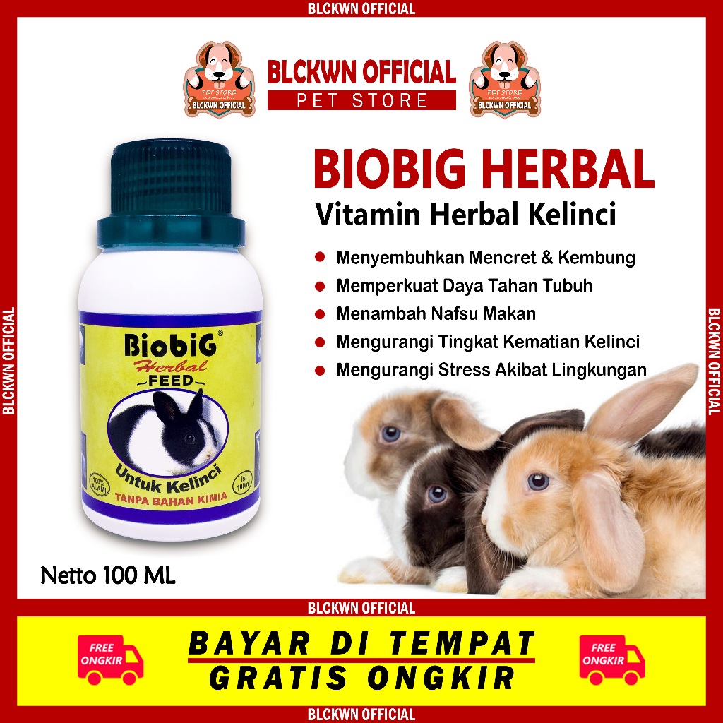 Jual Vitamin Kelinci Jamu Herbal Biobig | Shopee Indonesia Jual Vitamin Kelinci Jamu Herbal Biobig | Shopee Indonesia