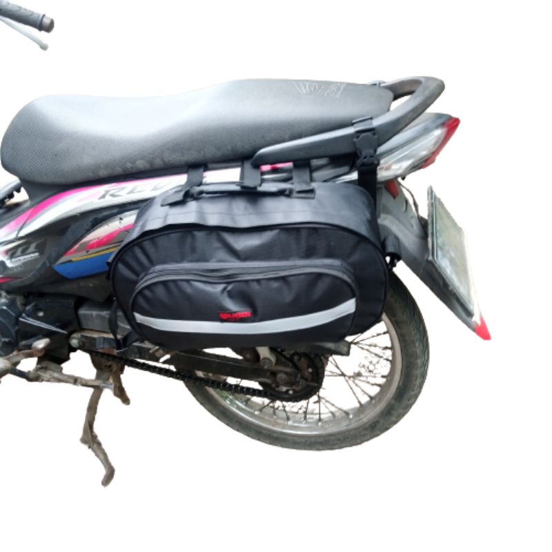 Jual Side Bag Motor 35 Liter Tas Touring Motor Bonus Rain Cover dan ...