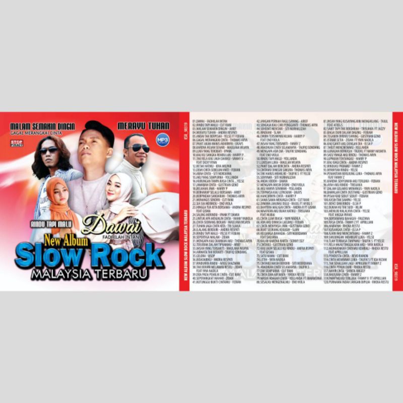 Jual Kaset Mp3 Audio Lagu New Album Slow Rock Malaysia Terbaru Dawai 2024 | Shopee Indonesia