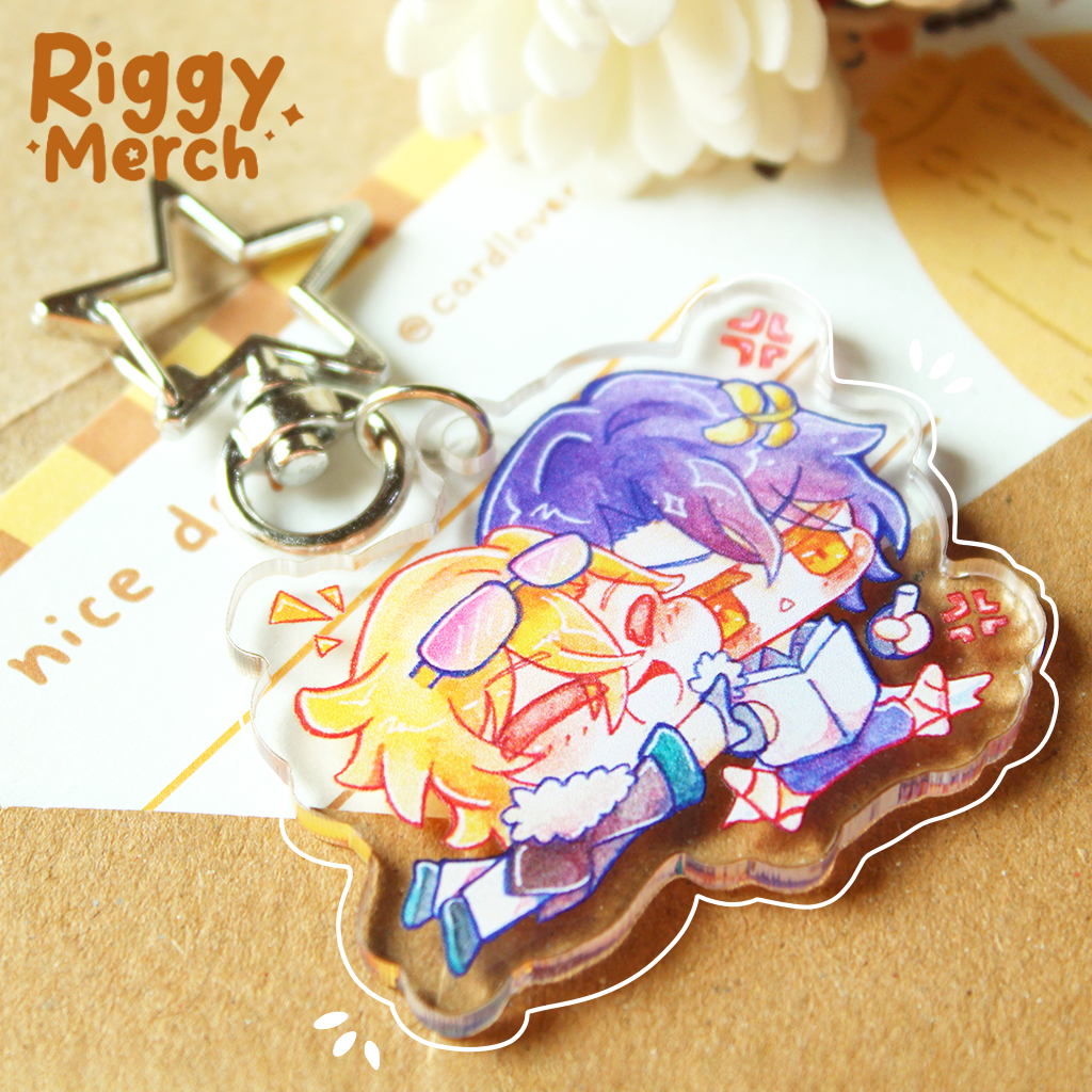 Jual (RiggyMerch) HSR Aventio Keychain & Artprint | Honkai Star Rail ...