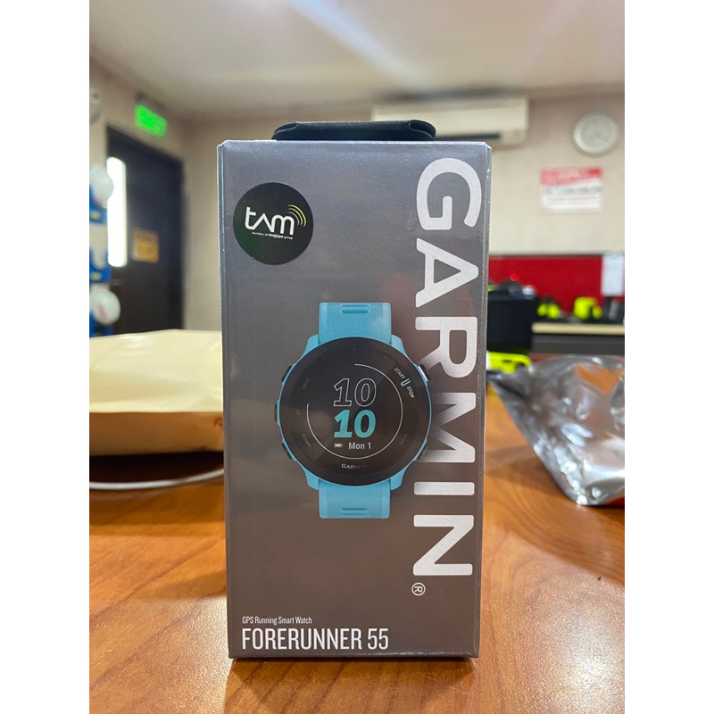 Jual Jam tangan GARMIN Forerunner 55 ( warna Aqua ) Garansi Resmi 2 ...