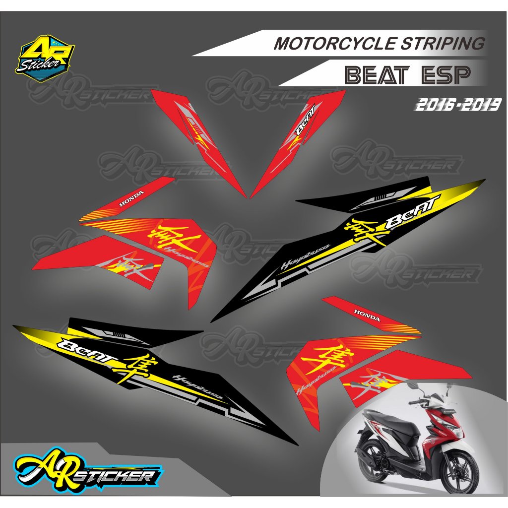 Jual striping beat esp hayabusa / striping beat esp / striping beat esp ...