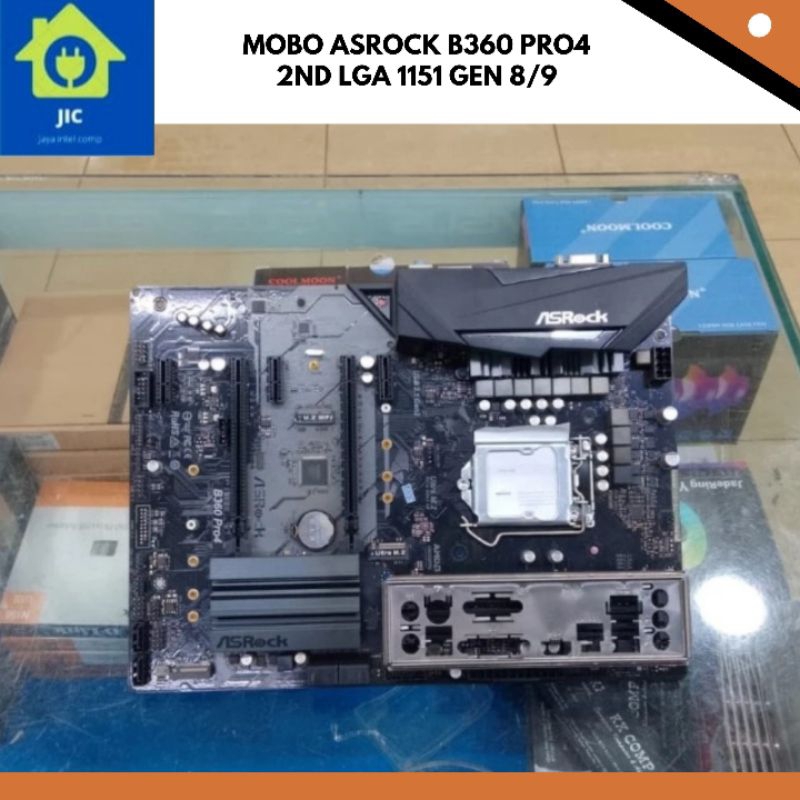 Jual MOBO ASROCK B360 PRO4 2ND LGA 1151 GEN 8/9 | Shopee Indonesia
