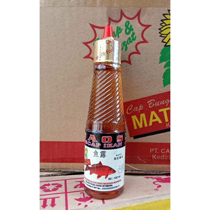 Jual (1 pcs) kecap ikan cap Bunga Matahari 100 ml | Shopee Indonesia