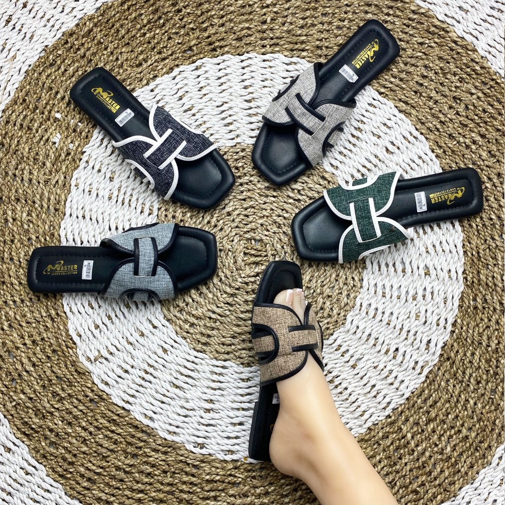 Jual Contemporary Women's Sandals | Sandal Slop Wanita Santai Kekinian ...