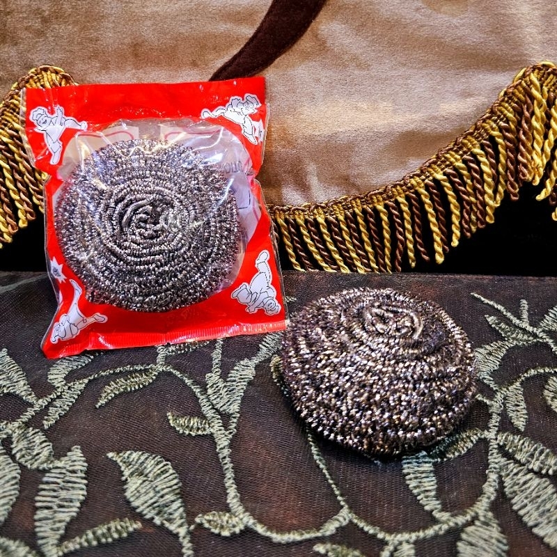 Jual Spon Spons Sabut Sikat Serabut Gosok Stiwol Stiwoll Jaring Kawat ...