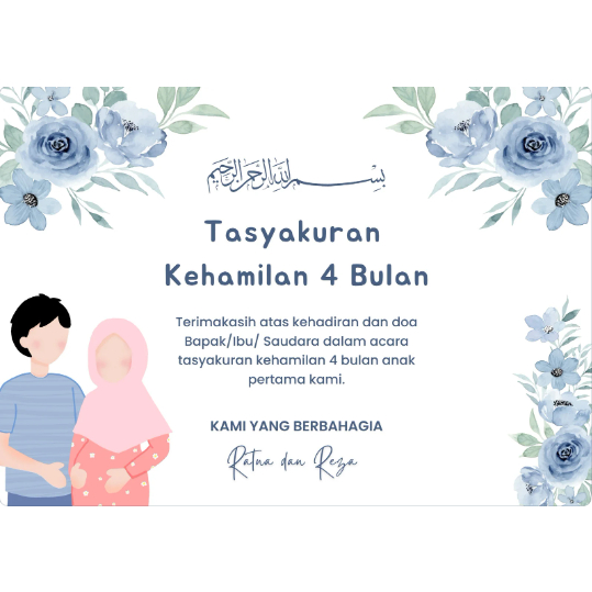 Jual stiker label stiker stiker syukuran kelahiran stiker syukuran 4 ...