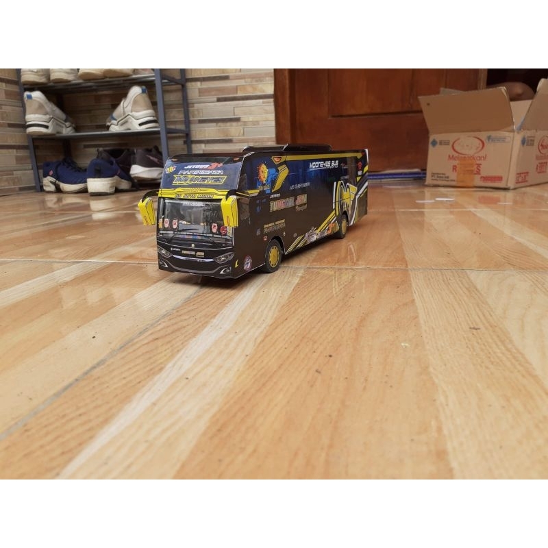 Jual MINIATUR BUS BASURI VIRAL FULL LAMPU | Shopee Indonesia