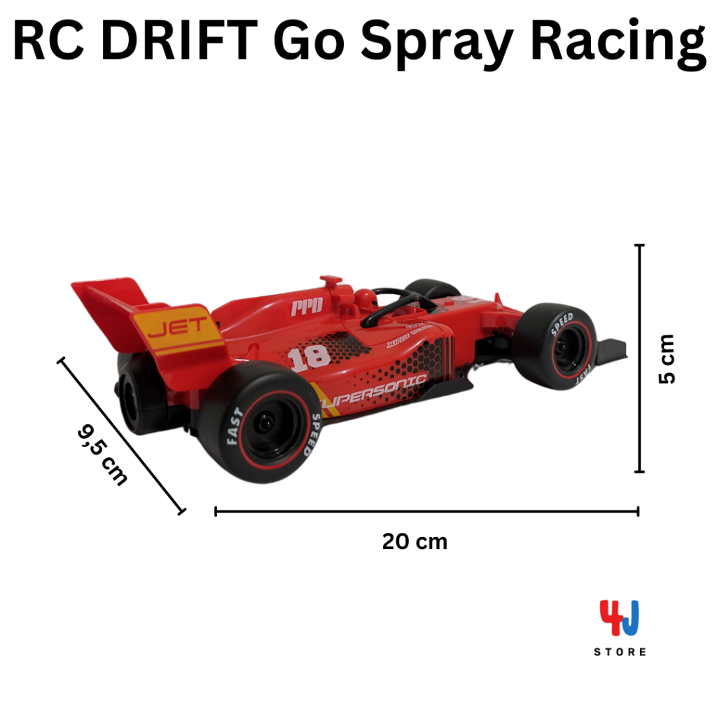 Jual Mobil Rc Remote Control Formula 1 Keluar Asap Drift Go Spray ...