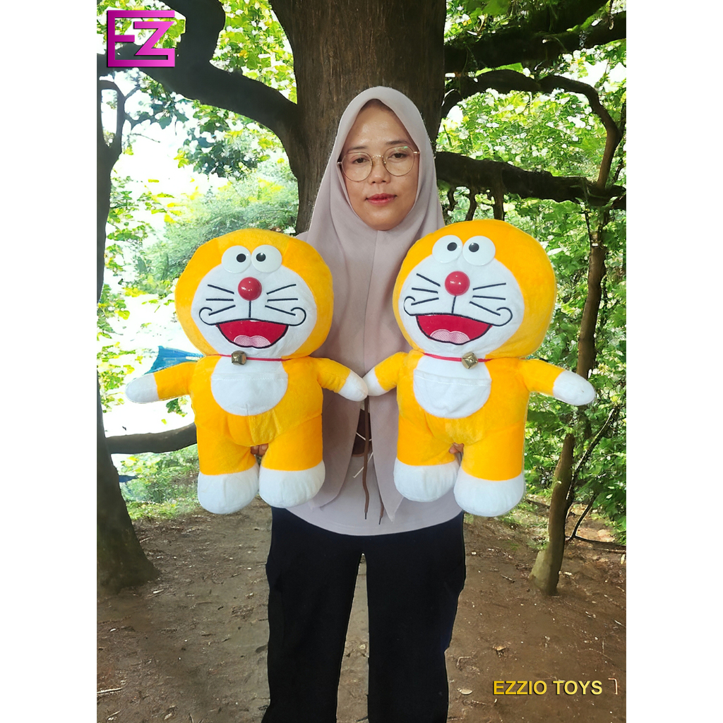 Jual BONEKA DORAEMON L KUNING TINGGI 40cm | Shopee Indonesia