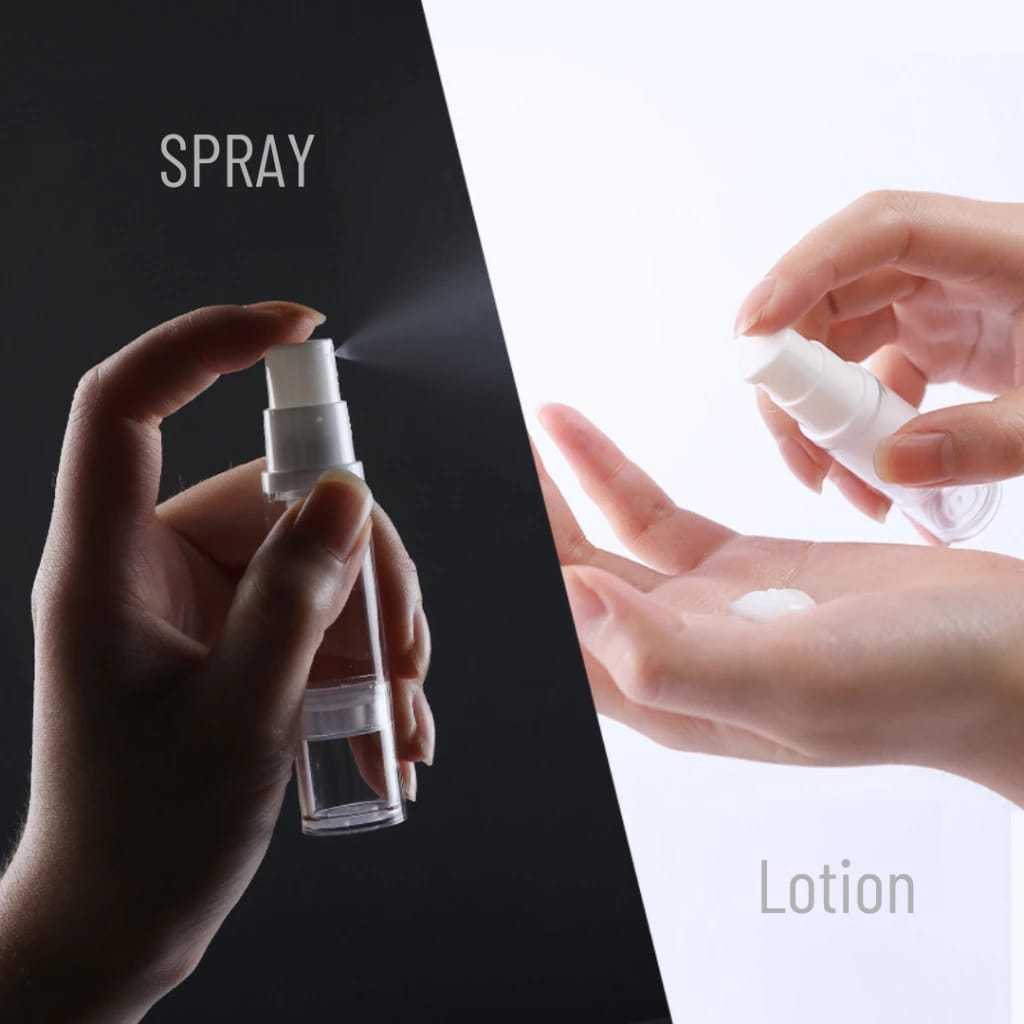Jual mrcaisen BOTOL AIRLESS spray pump refill isi ulang kosmetik toner ...