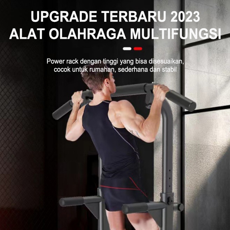 Jual Multifungsi Adjustable Height Pull up Station / Power Tower Pull ...
