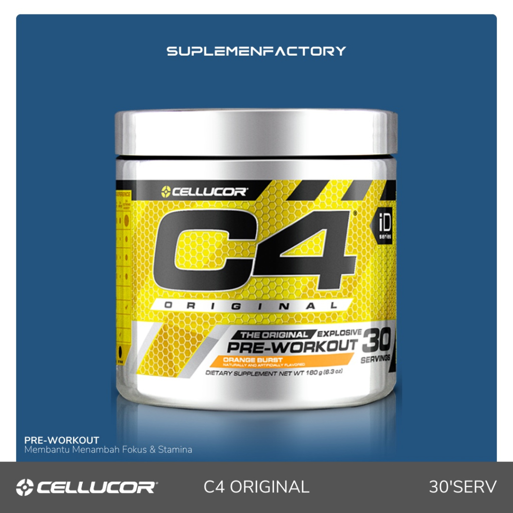 Jual Cellucor C4 Original 30 Serving 165 Gram Pre Workout | Shopee ...