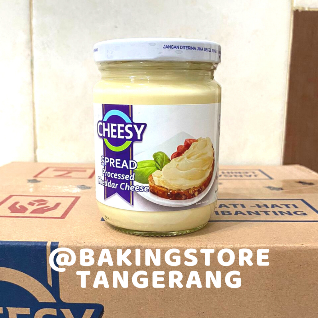 Jual Cheesy Cheddar Cheese Spread 240 gr | Selai Keju Olesan Roti HALAL ...
