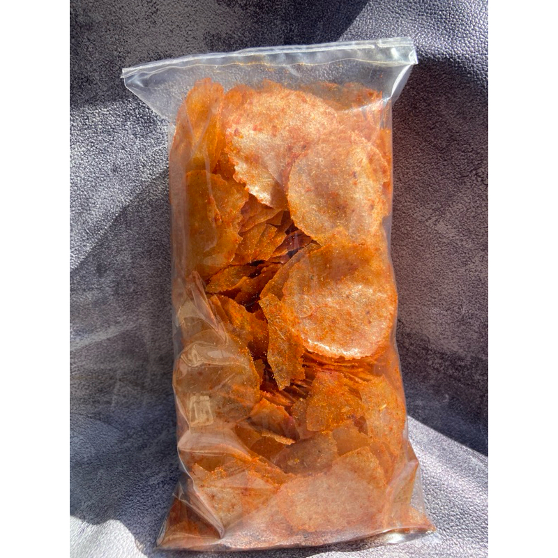 Jual KERIPIK KACA VIRAL PEDAS DAUN JERUK/KRIPCA KEMASAN KILOAN | Shopee ...