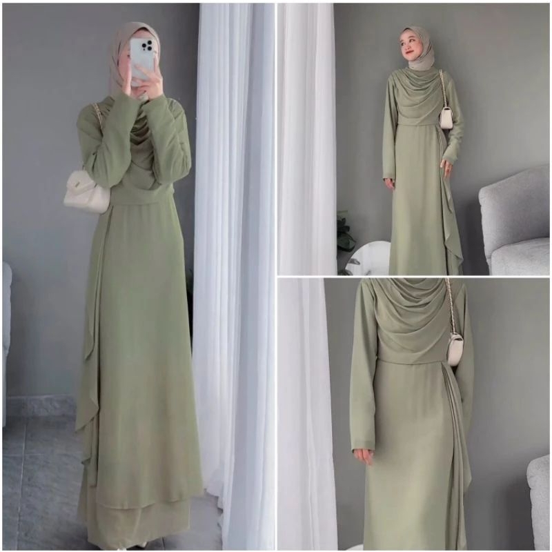 Jual SHANUM DRESS CERUTY SIMPLE OOTD BRIDESMAID | Shopee Indonesia
