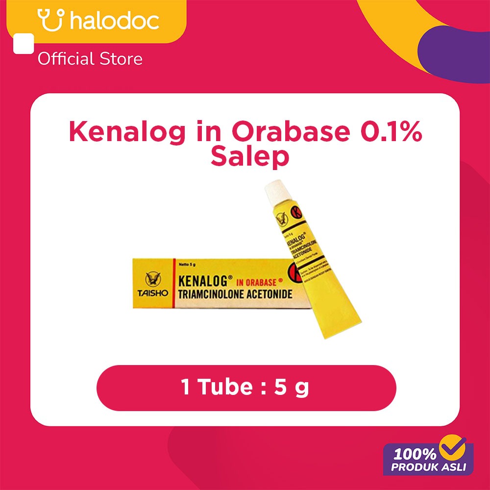Jual Kenalog In Orabase 0.1% Salep 5 g | Shopee Indonesia
