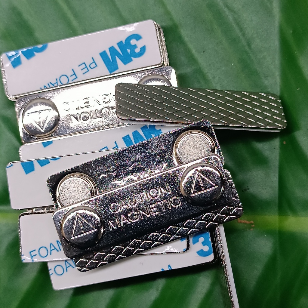 Jual magnet nama dada name tag custom nametag badge kualitas premium ...