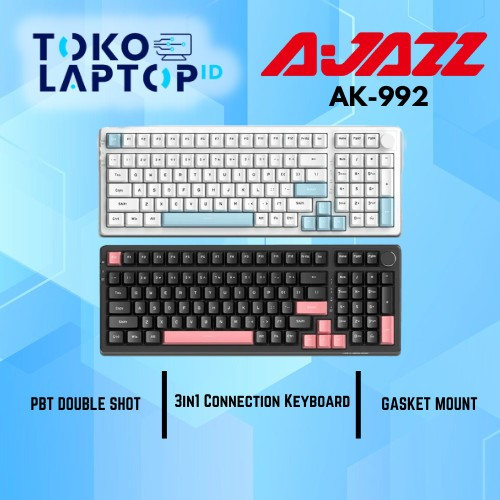 Jual Ajazz AK992 / AK-992 Wireless Mechanical Keyboard Gasket Mount ...