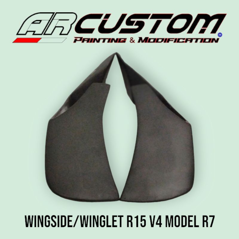 Jual WINGSIDE/WINGLET YAMAHA R15 V4 MODEL R7 NEW | Shopee Indonesia