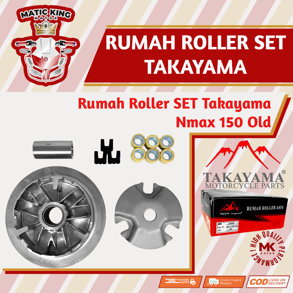 Jual Rumah Roller Set Yamaha Nmax 150 Old 2DP Takayama | Shopee Indonesia