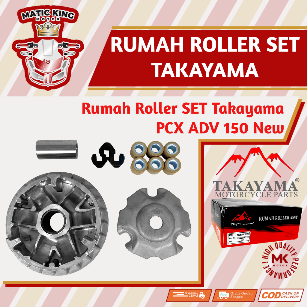 Jual Rumah Roller Set Honda PCX ADV 150 K97 Takayama | Shopee Indonesia